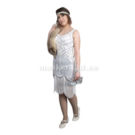 1920s Flapper Dress White | Maskeraad