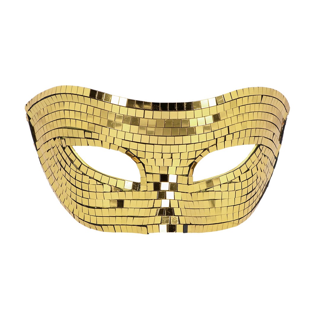 Kuldsete peeglitega mask